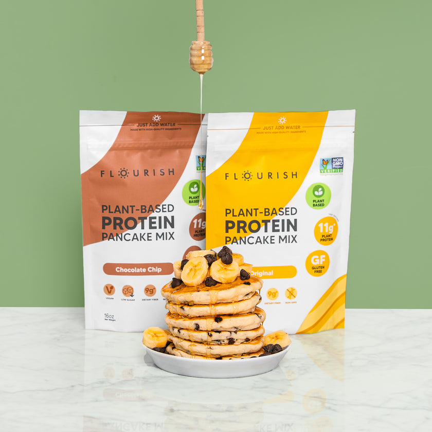 High Protein Pancake Mix | Flourish Pancakes
