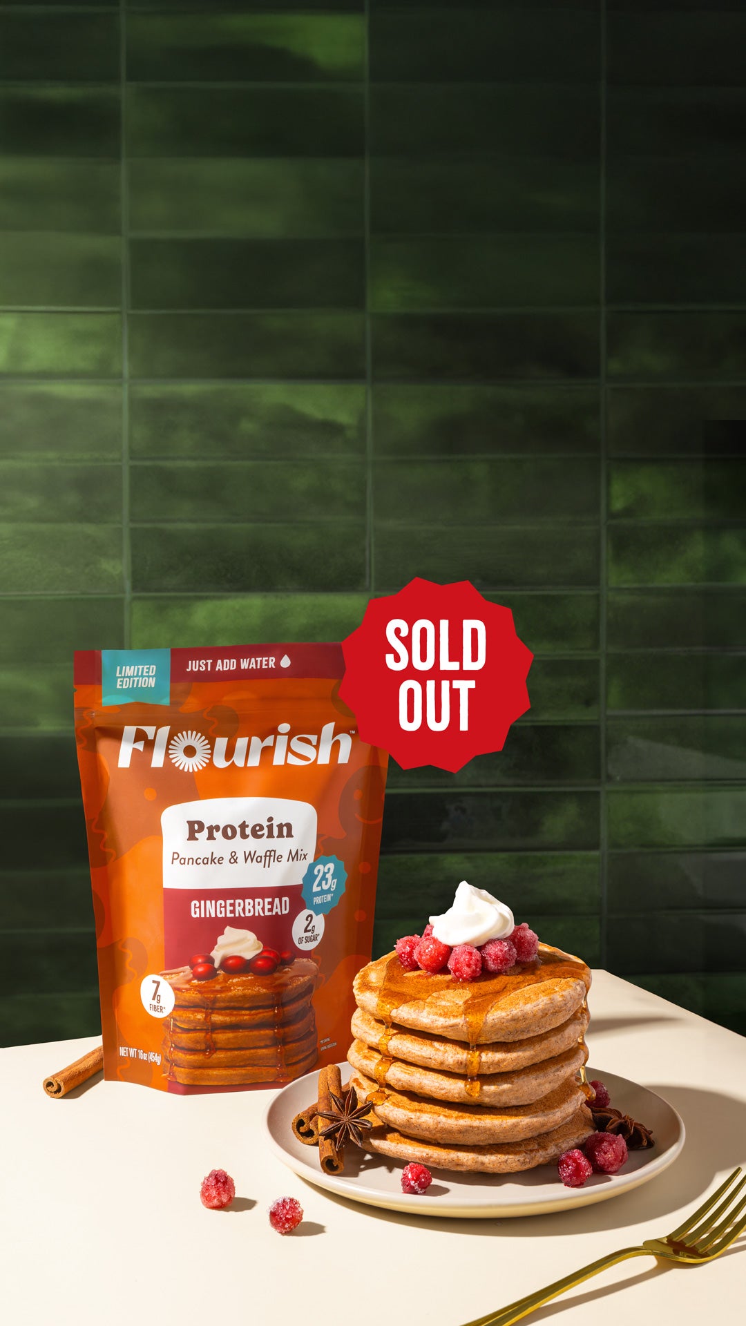 High Protein Pancake Mix | Flourish Pancakes
