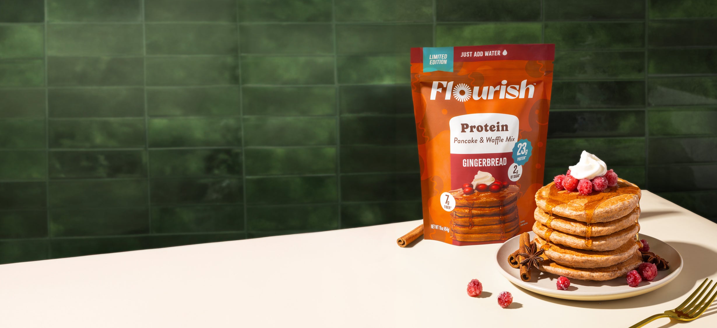 High Protein Pancake Mix | Flourish Pancakes