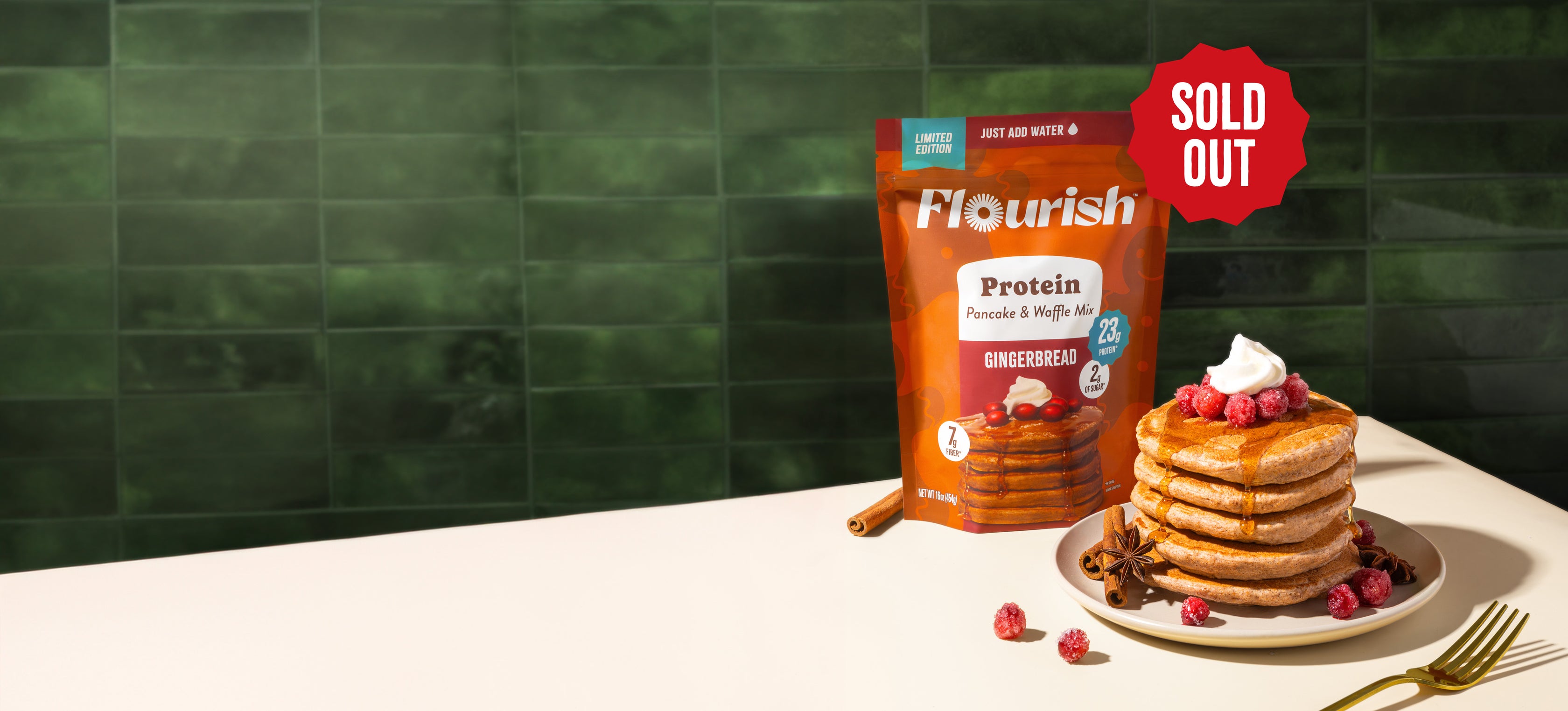 High Protein Pancake Mix | Flourish Pancakes