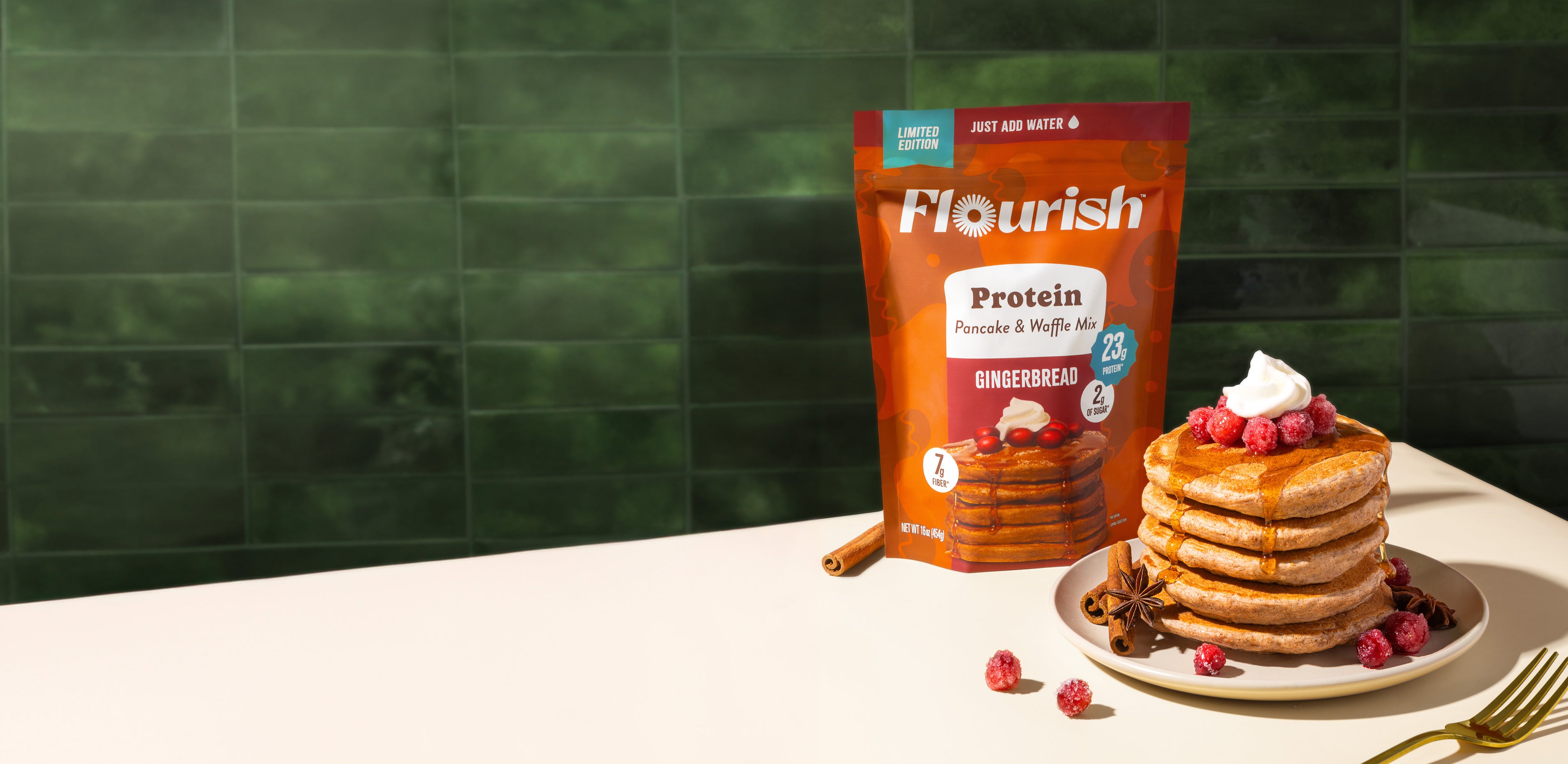 High Protein Pancake Mix | Flourish Pancakes