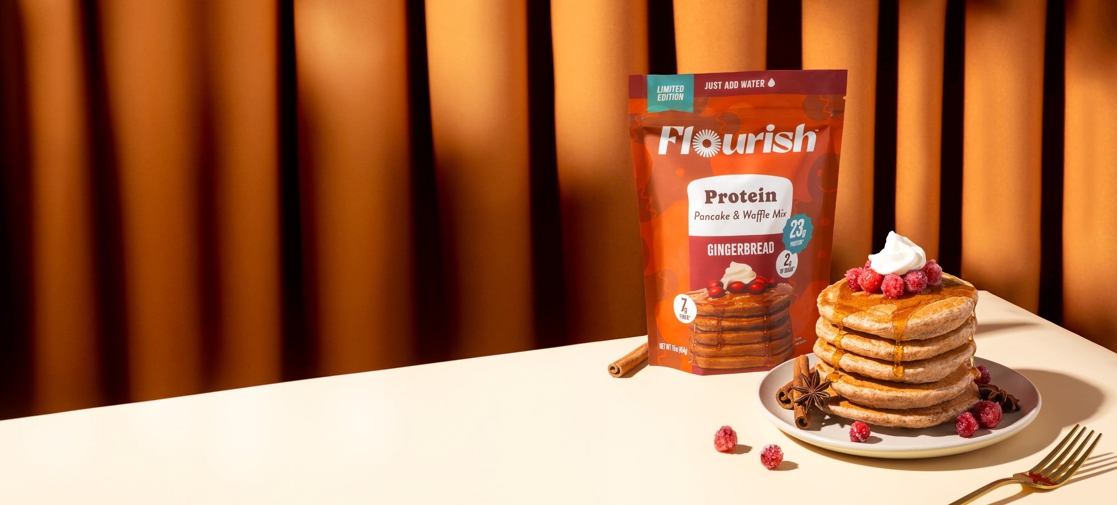 High Protein Pancake Mix | Flourish Pancakes