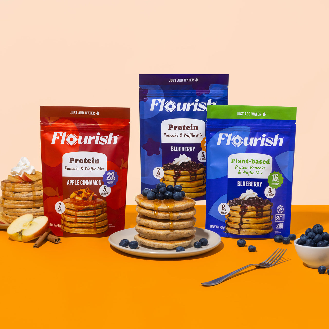 High Protein Pancake Mix | Flourish Pancakes