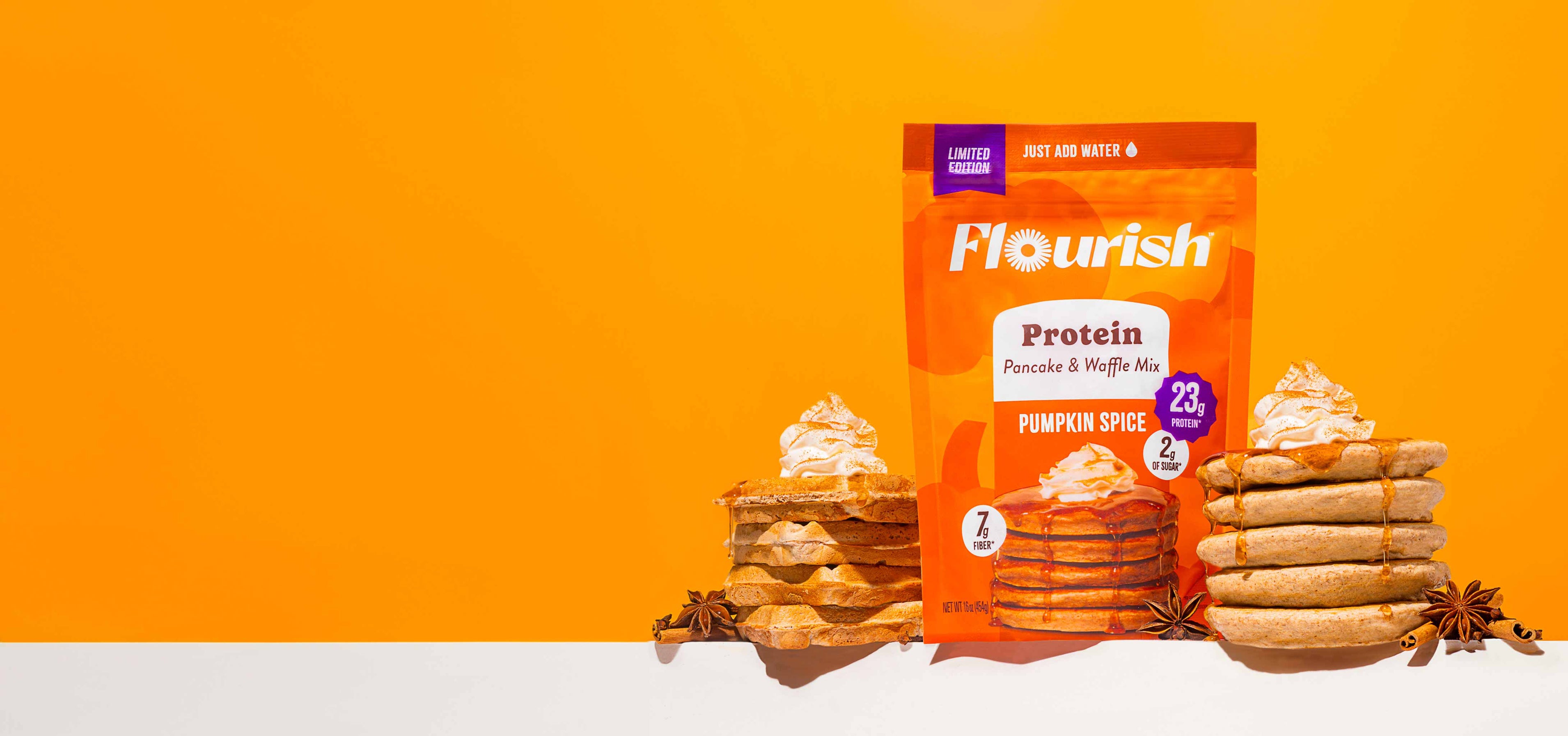 High Protein Pancake Mix | Flourish Pancakes