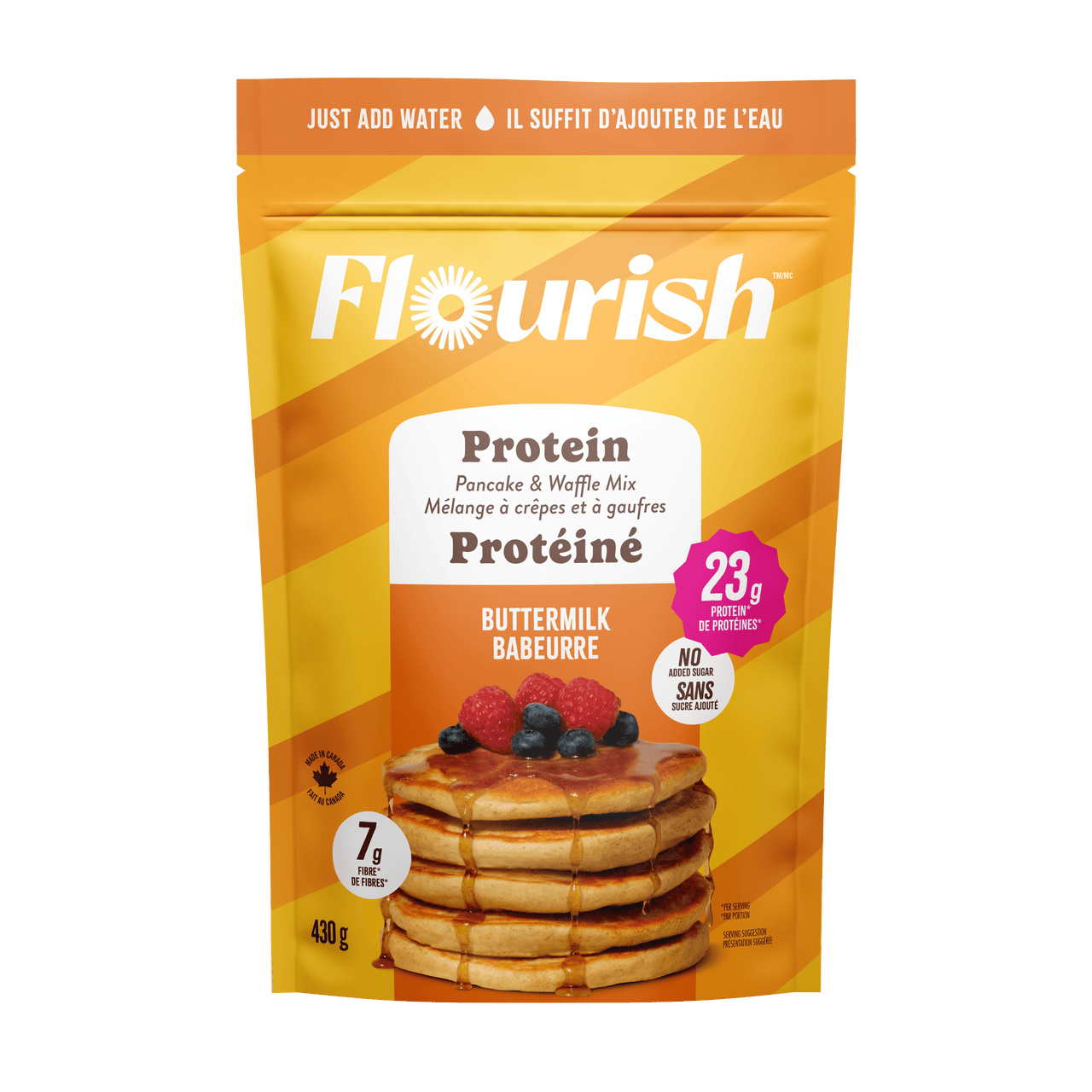 Buttermilk Protein Pancake Mix | Shop | Flourish Pancakes