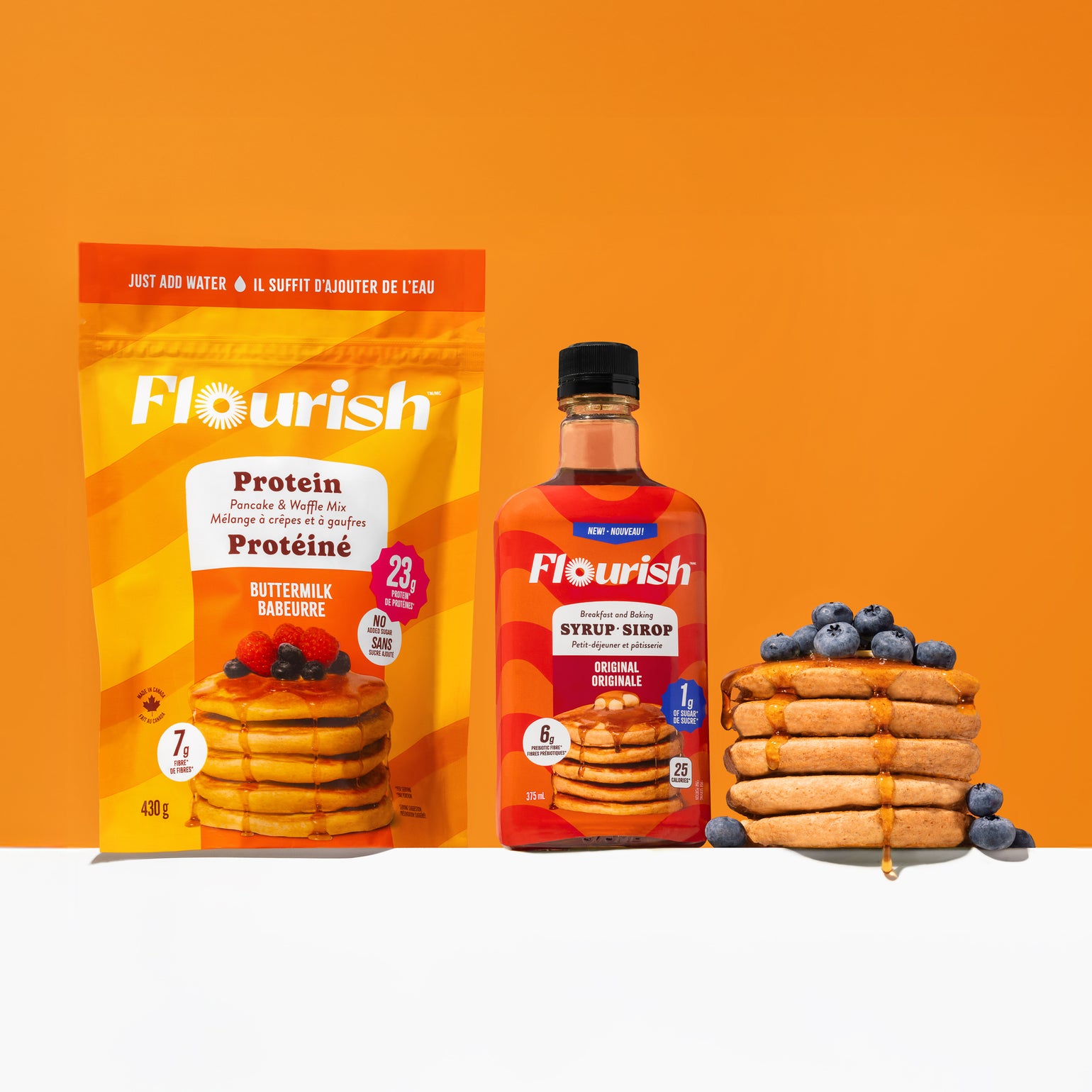 High Protein Pancake Mix | Flourish Pancakes