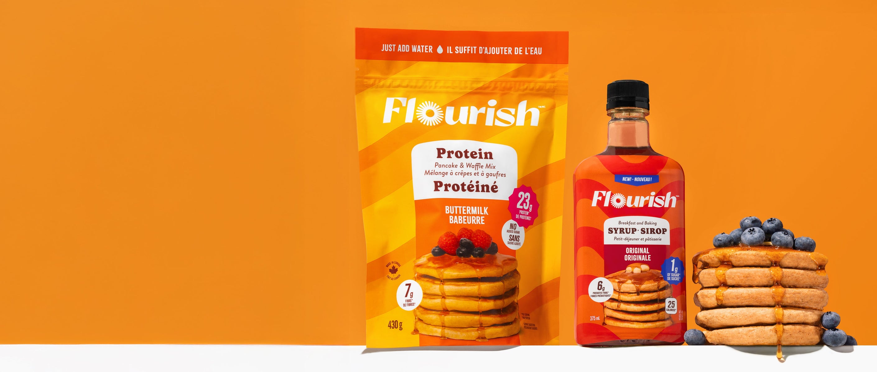 High Protein Pancake Mix | Flourish Pancakes