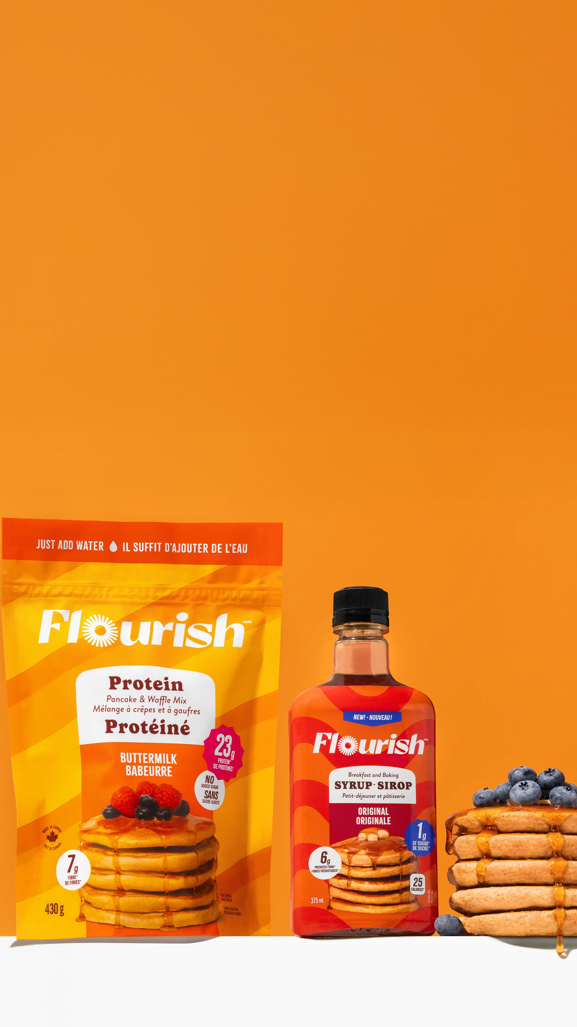 High Protein Pancake Mix | Flourish Pancakes
